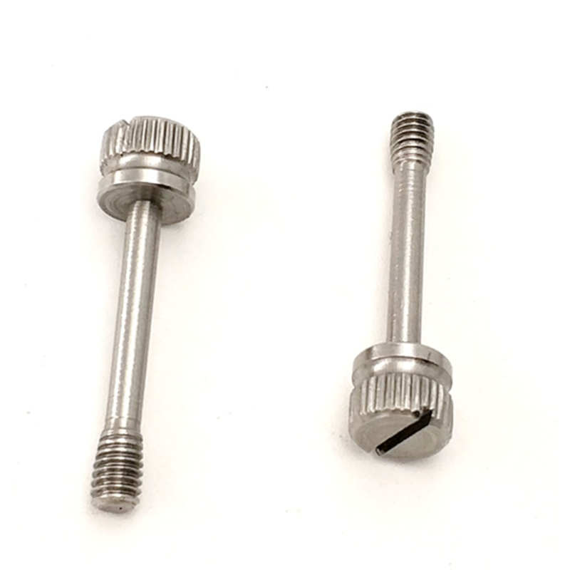 1000p M10-40 Knurled Thumb Screw With Waisted Shank Manual Adjustment ...