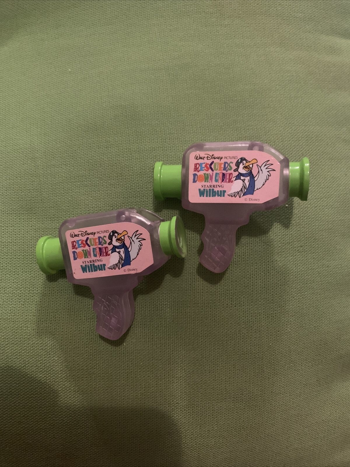 Set of 2 Walt Disney Pictures Rescuers Down Under Wilbur McDonald's ...