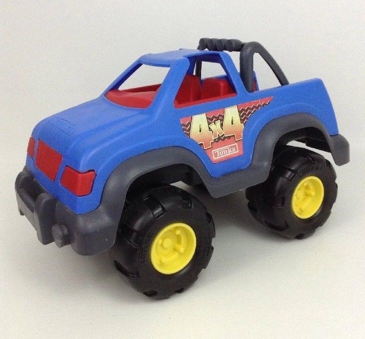 Tonka 4x4 Large Plastic Toy Vehicle Truck #77150 15" Long Jeep Truck ...