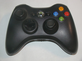 XBOX 360 - Official OEM Wireless Controller (Black) - Controllers ...