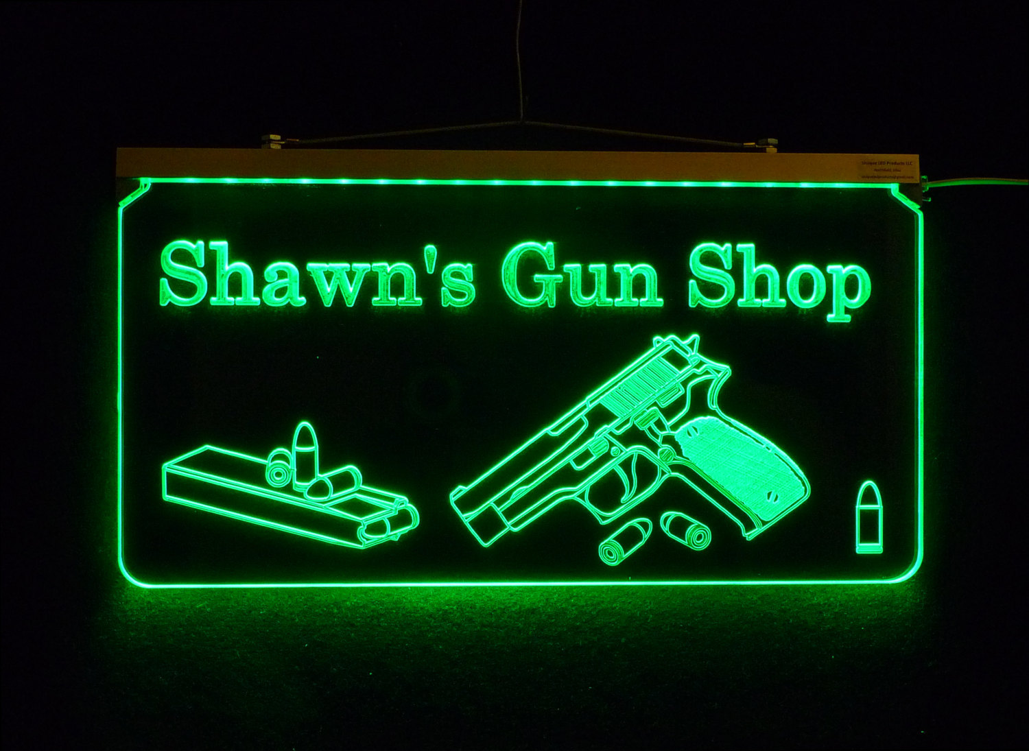 Custom LED Sign, Multi Color Changing, with your Design or Business ...