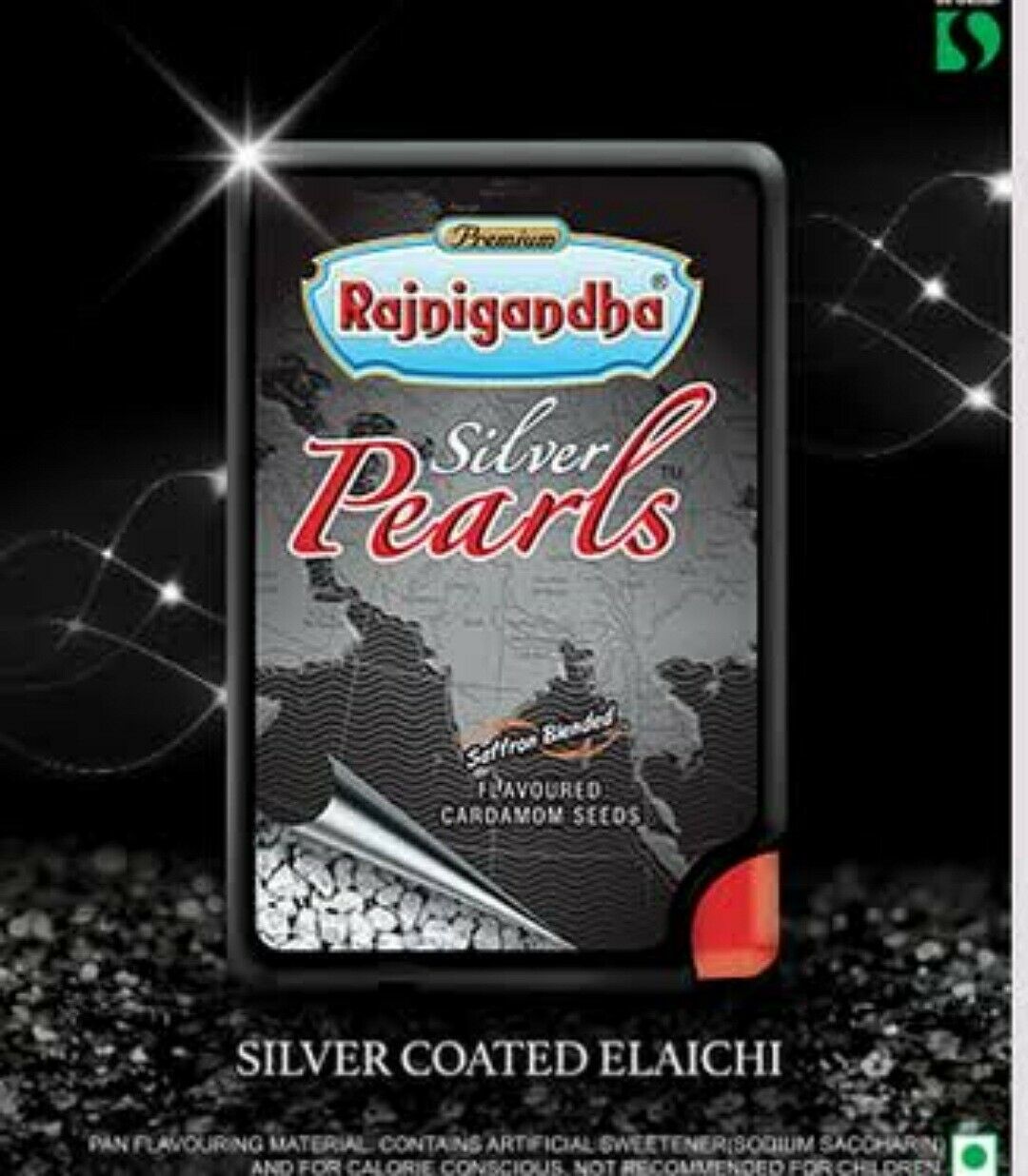 Rajnigandha Silver Pearls 6 x 5.75g Saffron Flavoured Elaichi Cardamom ...