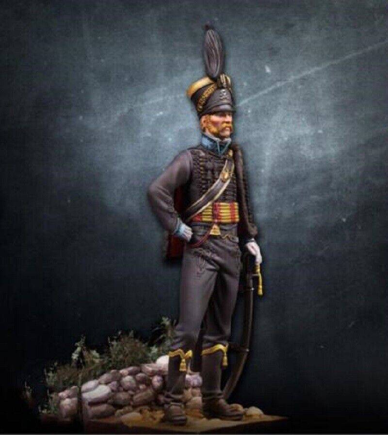 1/24 Resin Model Kit Napoleonic Wars Hussar Officer Unpainted - Figures