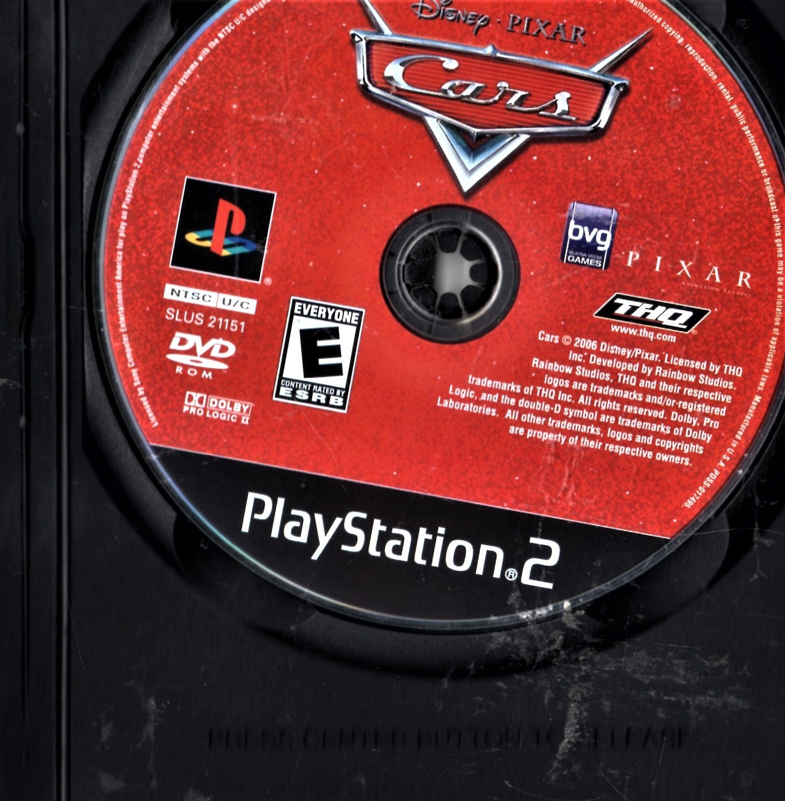 Playstation 2 - THQ - DISNEY PIXAR - CARS - Video Games