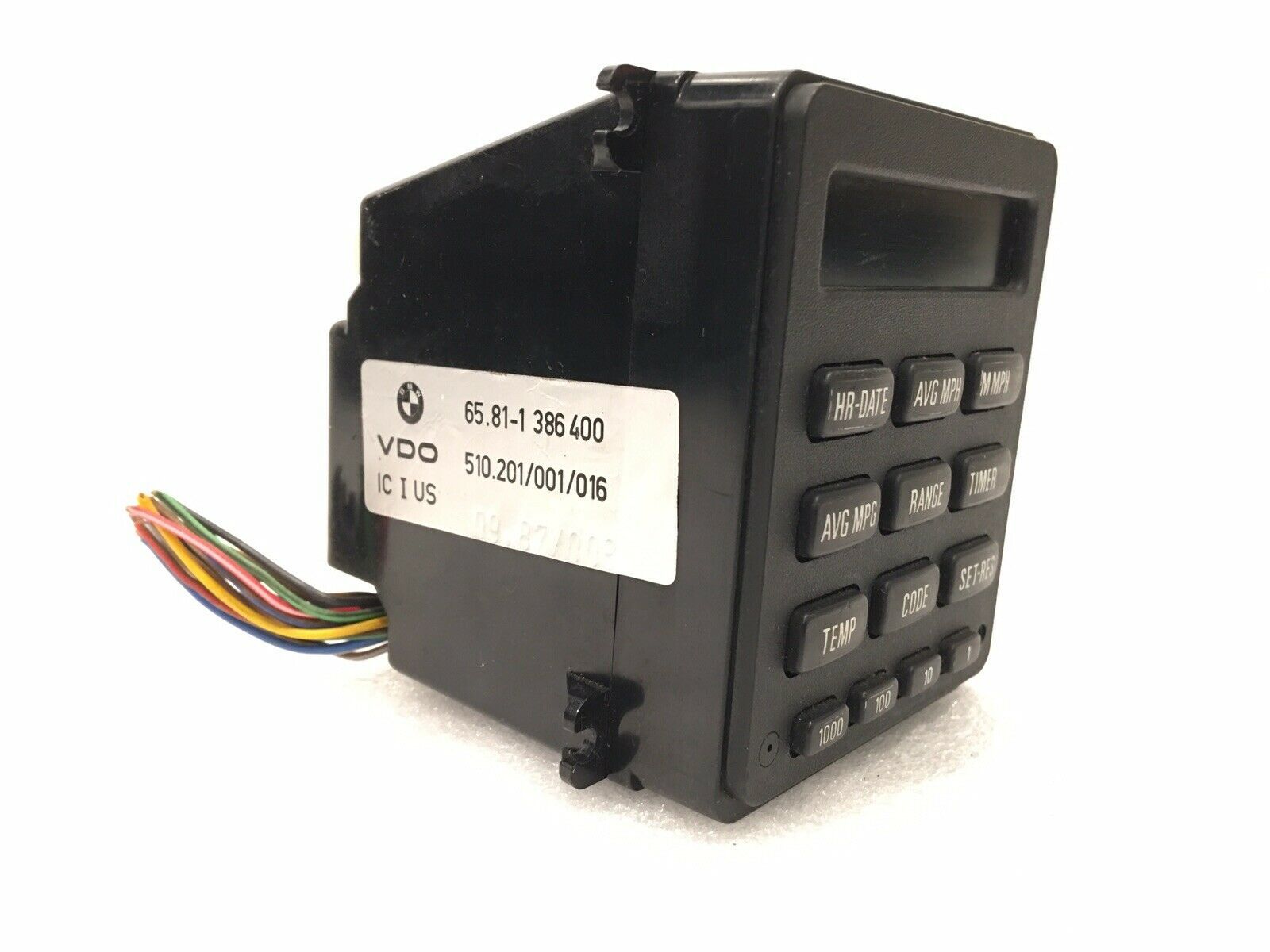 NICE BMW E23 E24 E28 E30 OBC INPUT UNIT ON-BOARD COMPUTER # 65811386400 ...