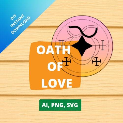 Oath Of Love - Undying Affluence Of Admiration Sigil Seal Spell Art DIY ...