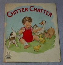 Vintage Children's Tell A Tale Book Chitter Chatter - Books