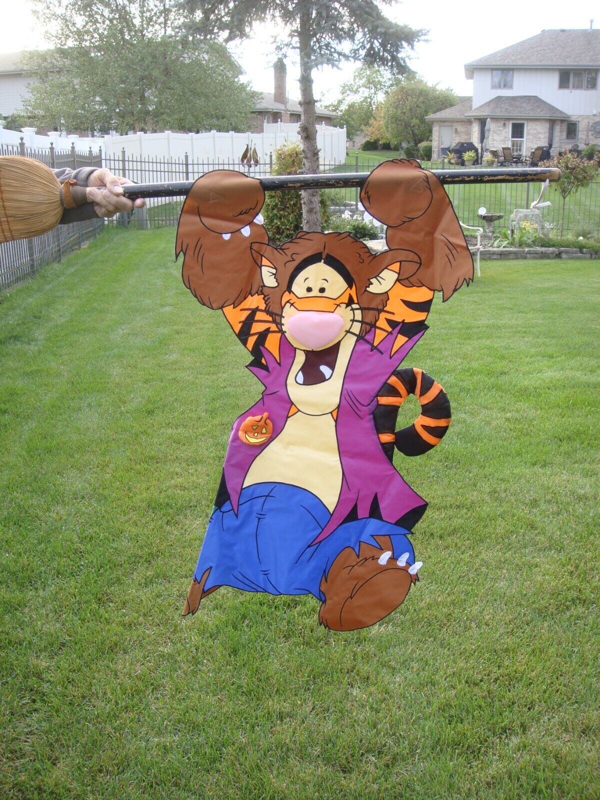 Disney Tigger Halloween Werewolf Flag Windsculpt Applique Large Yard ...