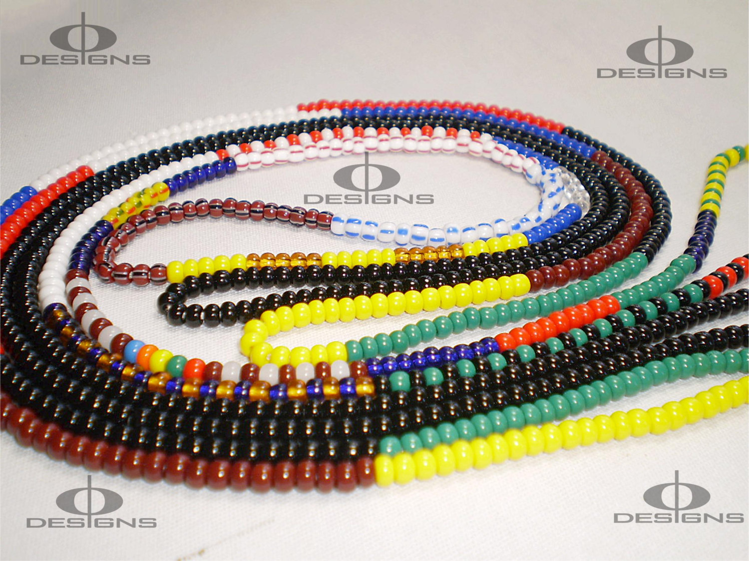 Santeria Elekes Set 3 pcs, 7 Africans Powers, Flag Eleke, Orun, Palo ...