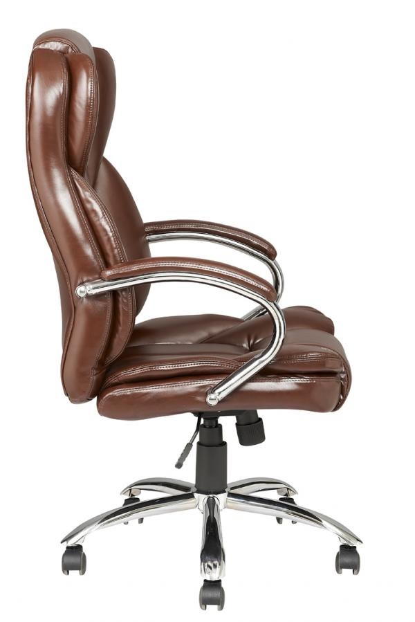 High Back PU Leather Executive Office Desk Task Computer Chair w/Metal ...