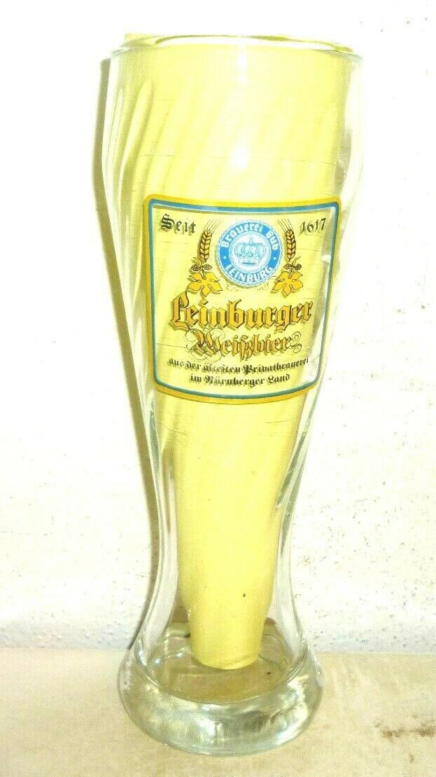 Brauerei Bub Leinburg Leinburger Weisse Weizen German Beer Glass - Germany