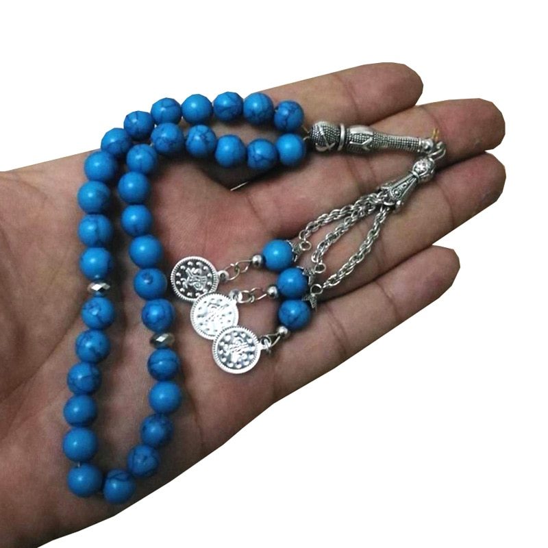 Man's Misbaha Fayrouz stone tasbeeh Turquois Sabh Many Types of Tasbih ...