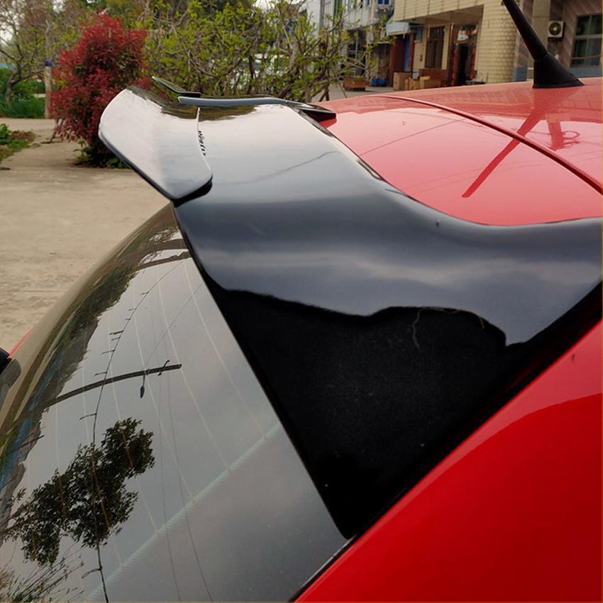 For Oettinger Roof Spoiler Flaps Rear Wing For VW Polo MK5 6R 6C GTI ...