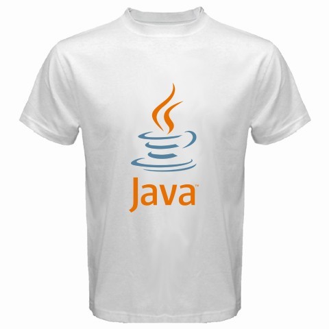 Java Computer Programming Logo Black And White Man Women T Shirt Size S ...