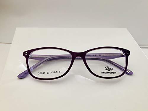 Lamar Ocean Blue Purple Eyeglasses Eyeglass Frames OB045 Size 53-16-145 ...