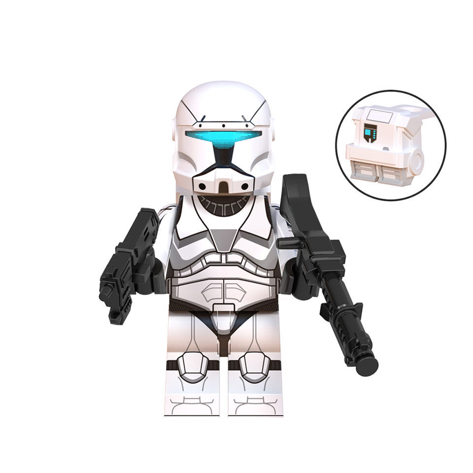 8pcs Star Wars Clone Commando Delta Squad Boss Fixer Commander Voca ...