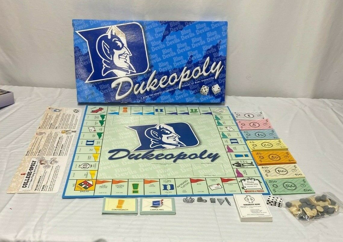 Dukeopoly Duke University Monopoly Board Game - Contemporary Manufacture