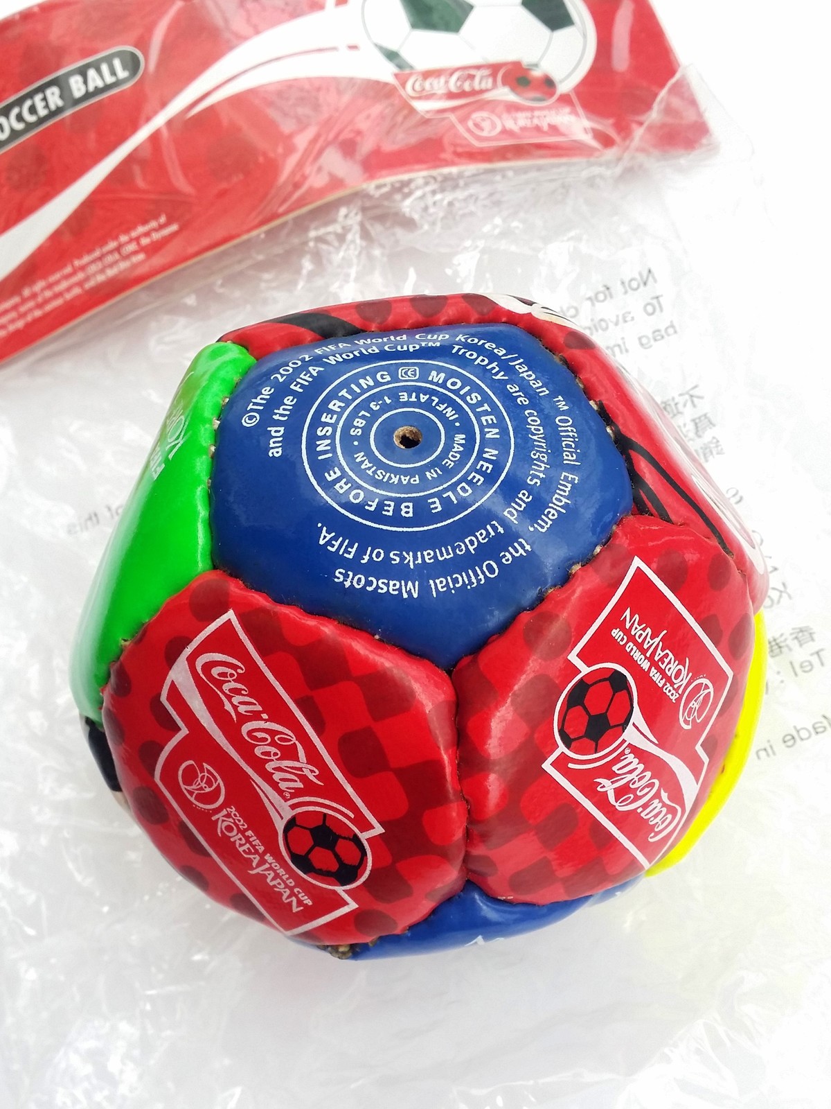 Coca Cola 2002 Fifa World Cup Korea Japan 4" Mini Soccer Ball Football ...
