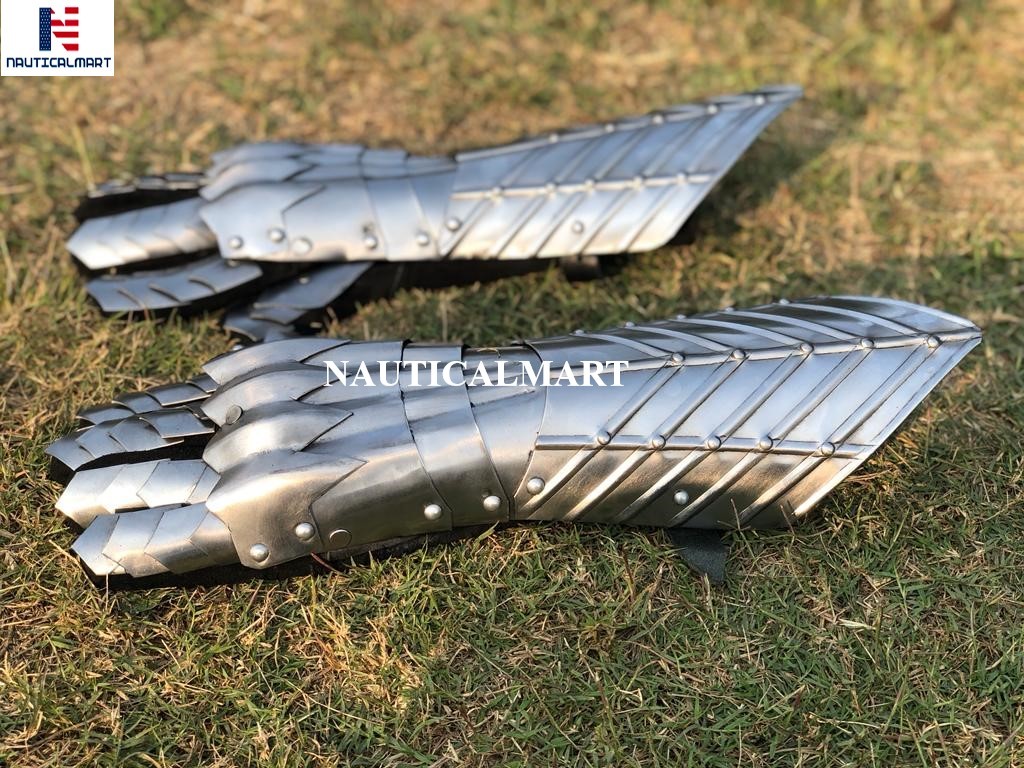 Medieval Gauntlet Gloves Larp Knight Wearable SCA Armor Functional ...