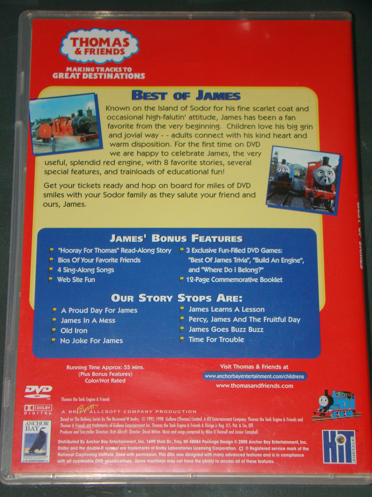 (DVD) Animation - THOMAS & FRIENDS - BEST OF JAMES - COLLECTOR'S EDITION - DVDs & Blu-ray Discs