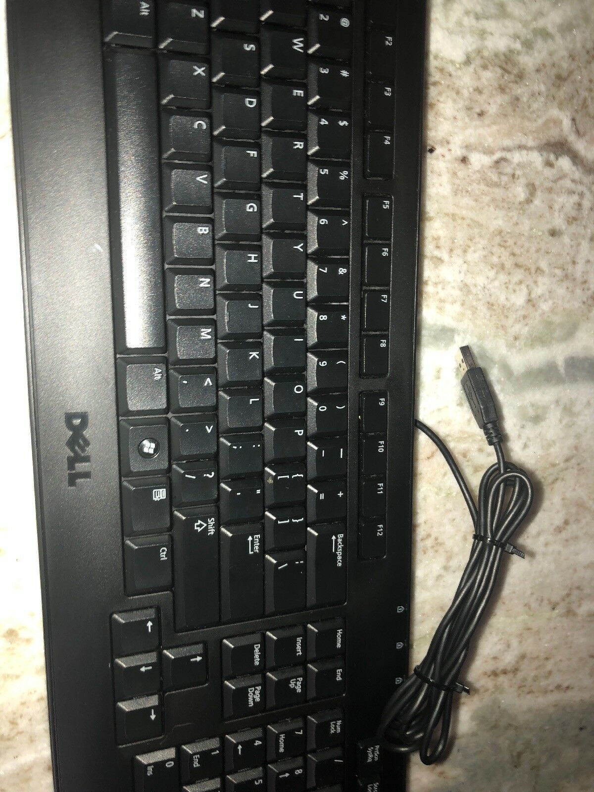Genuine Dell Keyboard Ergonomic Black USB SK-8185 - Keyboards & Keypads