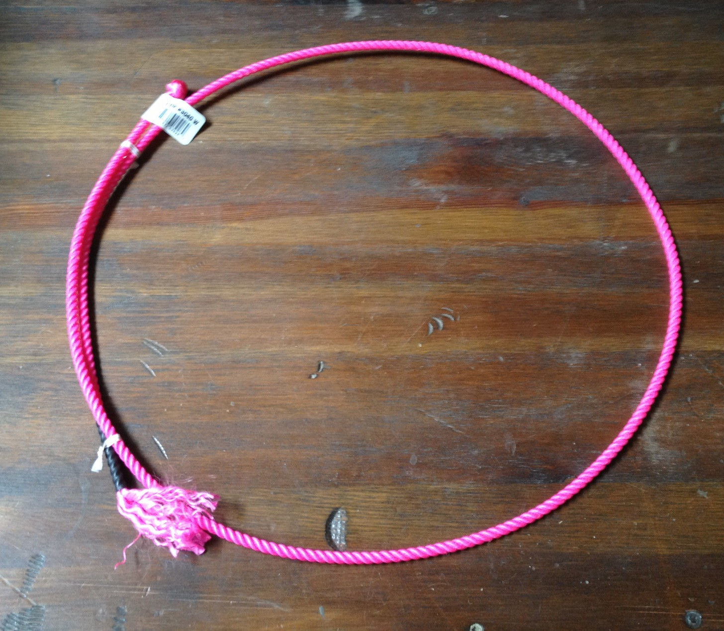 hot Pink kids Girls youth junior Goat Tying String Rope calf 3 Ply Soft ...