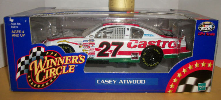 Nascar Race Car Toy 2000 Casey Atwood #27 Castrol GTX Good Year Die ...