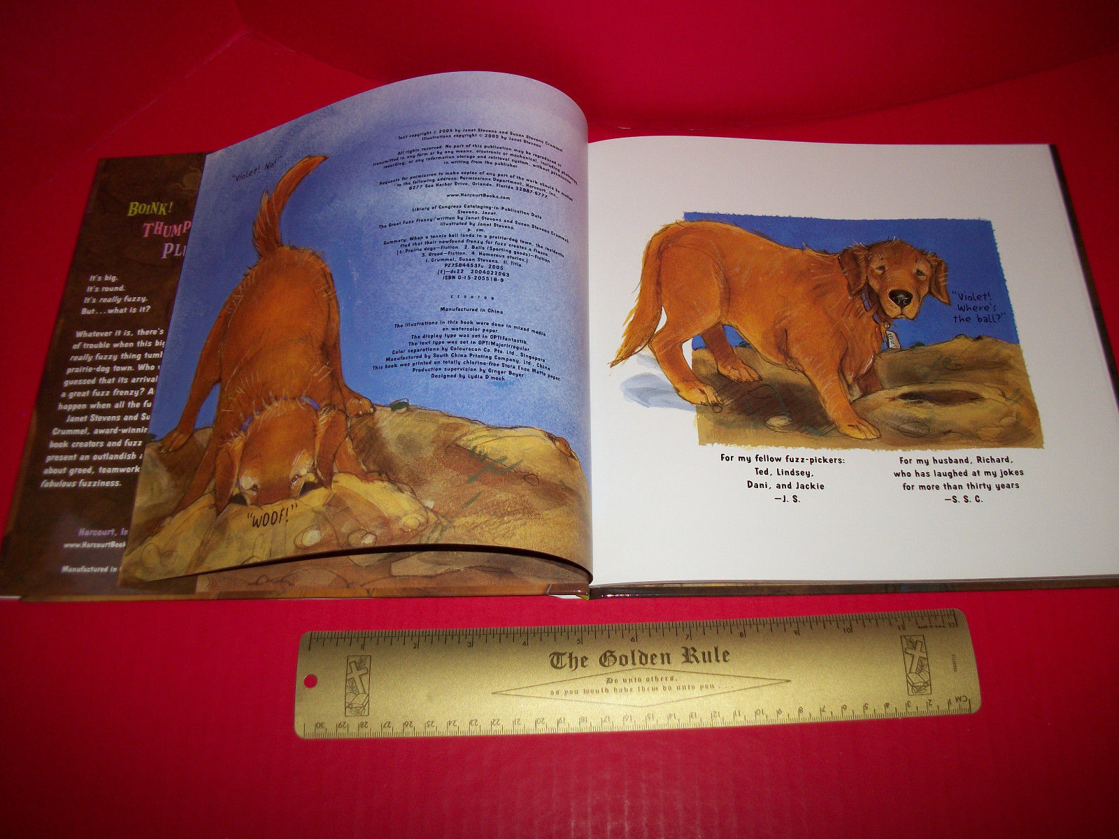 Scholastic Picture Book 2005 The Great Fuzz Frenzy Hardcover Fiction ...