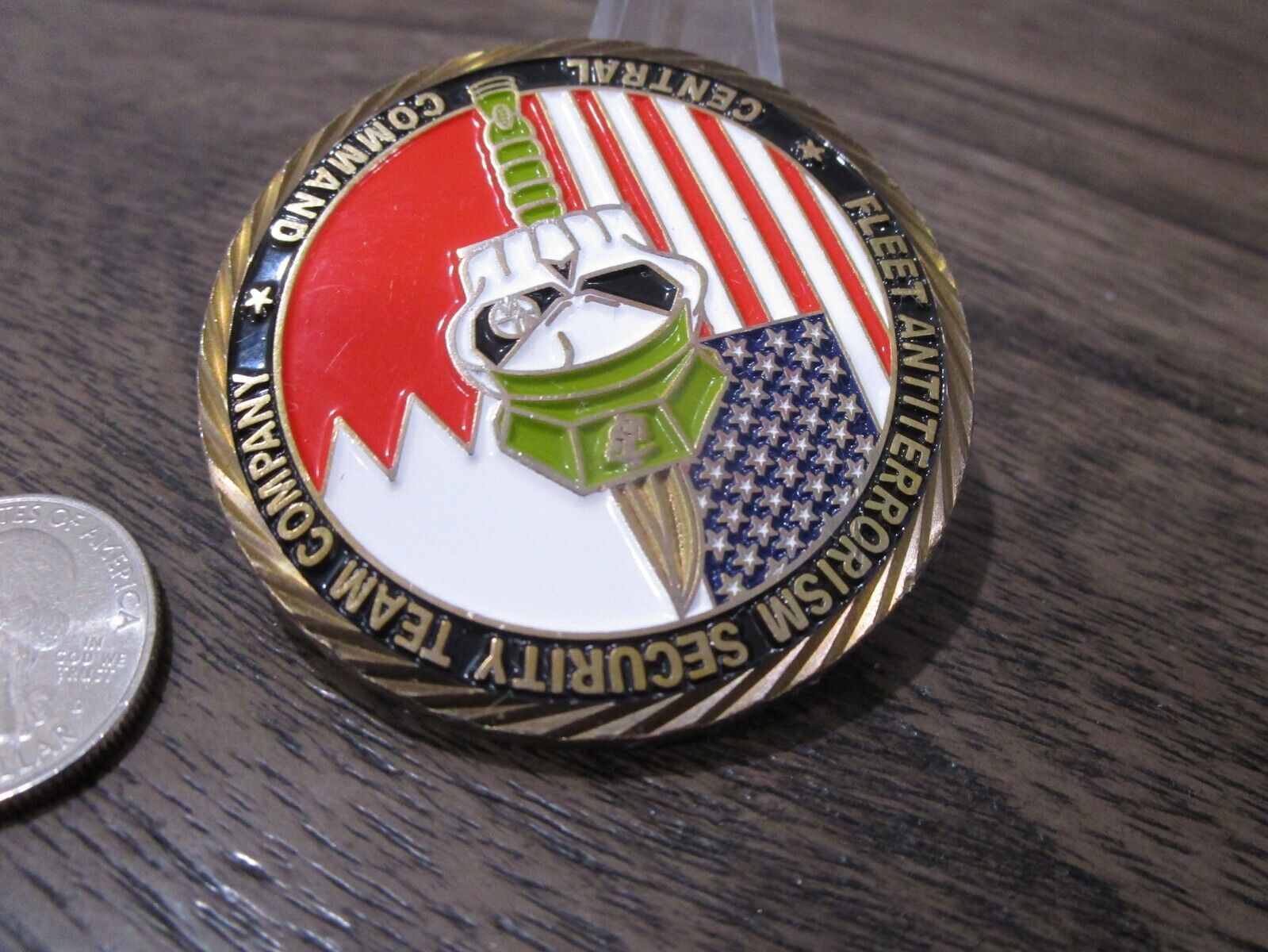 USMC FAST CENTCOM Fleet Anti-terrorism Security Team Challenge Coin ...