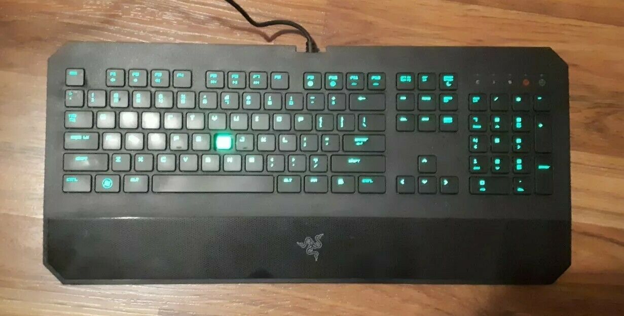 Razer Deathstalker RZ03-0080 USB Wired Black Gaming Keyboard w/ Backlit ...