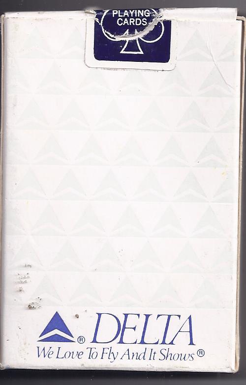 DELTA AIRLINES Vintage Playing Cards, Opened - Playing Cards