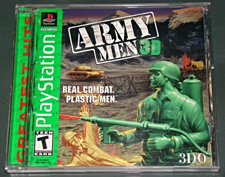 Playstation - 3DO - ARMY MEN 3D (Complete) - Video Games