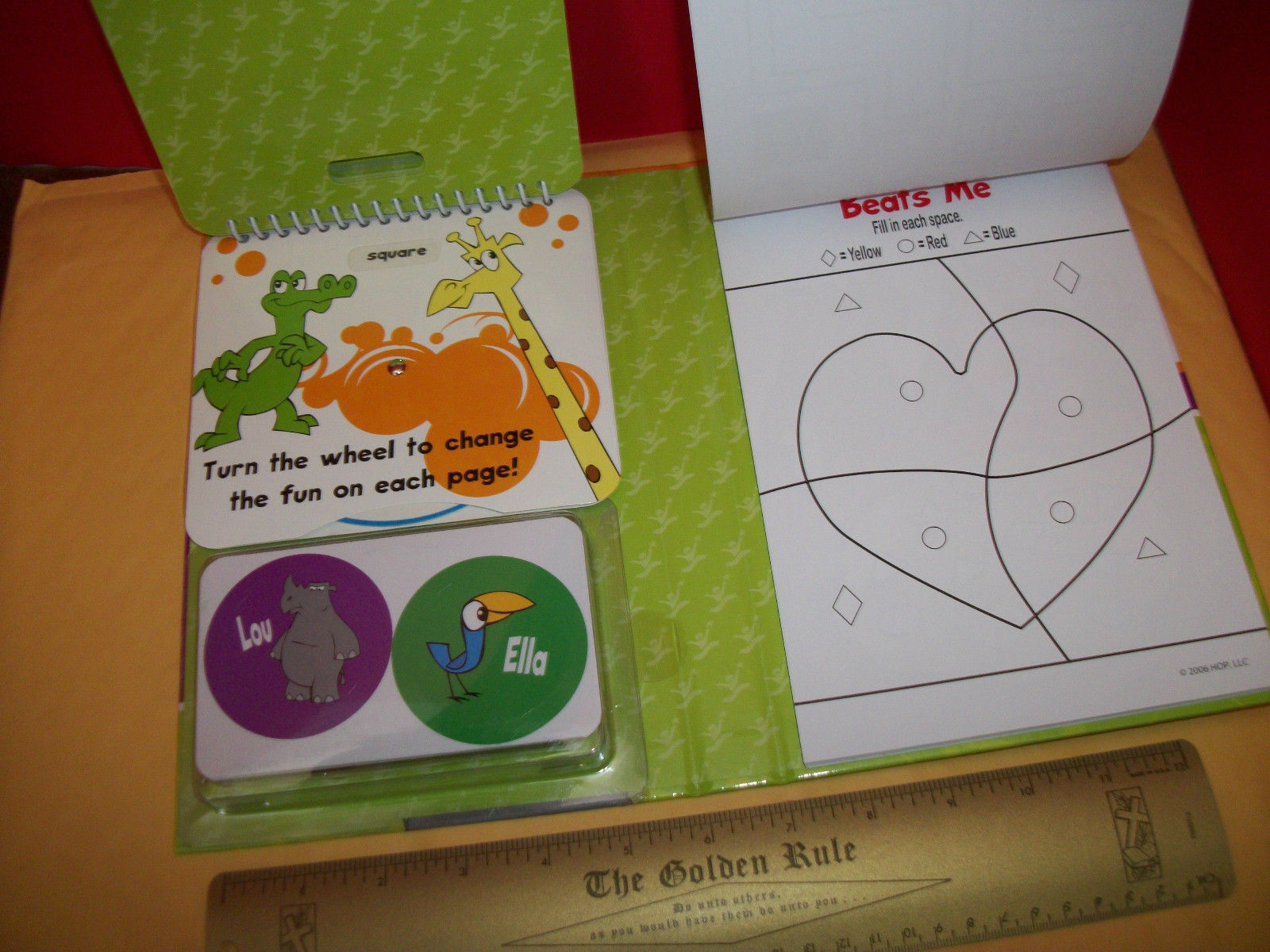 Education Gift Learning Activity Set Hooked on Shapes Phonic DVD Music ...