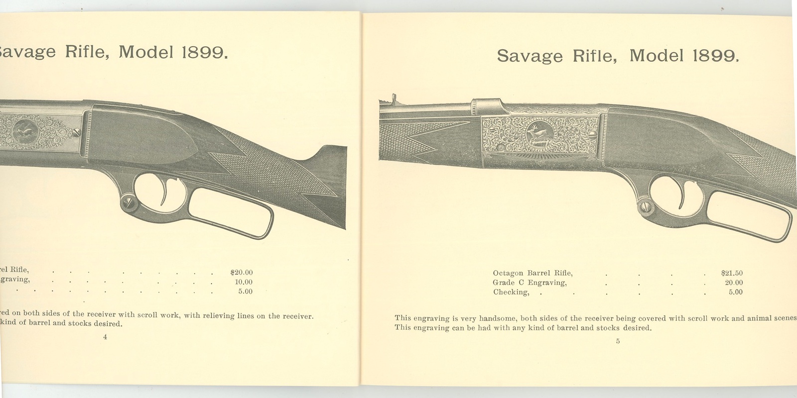1900 Savage Arms Company Utica New York Catalog reprint rifle ammo ...