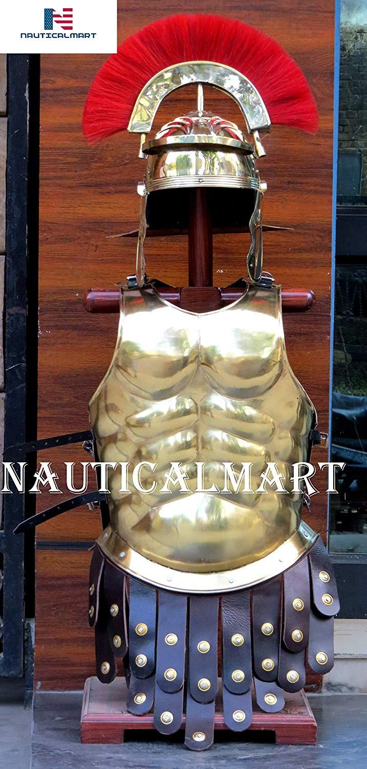 NauticalMart Roman Muscle Armor with Centurion Helmet Greek Medieval ...