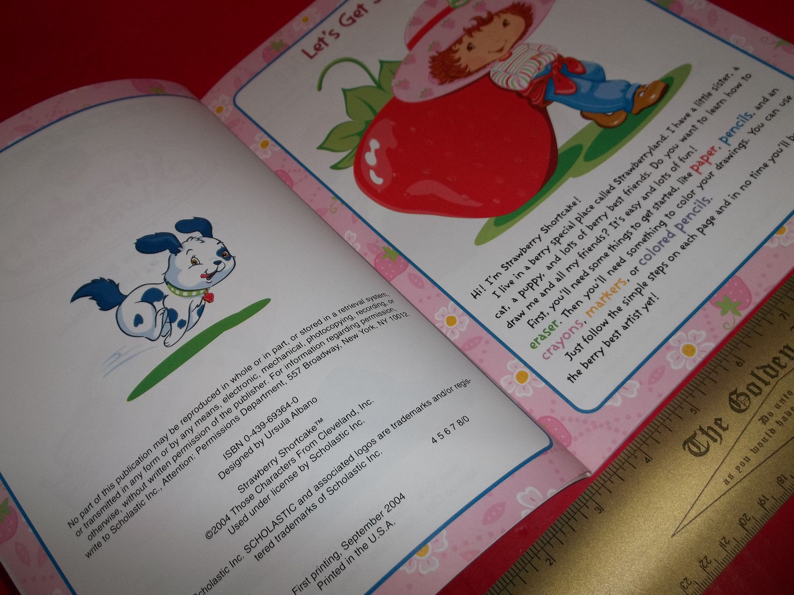 Strawberry Shortcake Craft Book Art Scholastic How To Draw ...