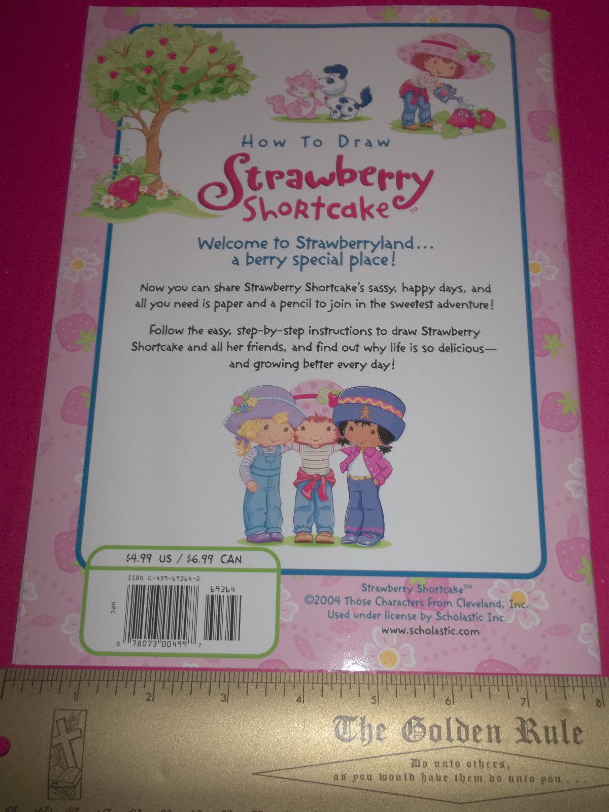Strawberry Shortcake Craft Book Art Scholastic How To Draw ...