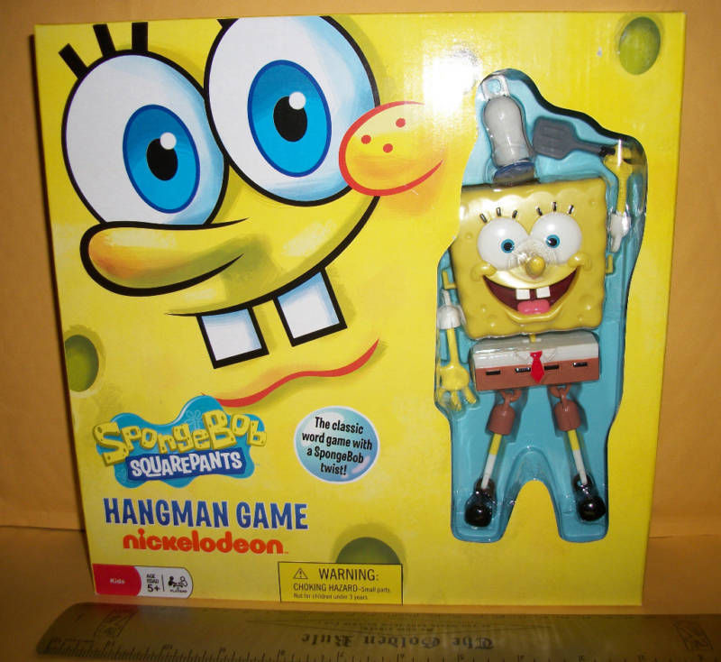 Spongebob Hangman Word Board Game Activity Toy Sponge Bob Hang Man ...