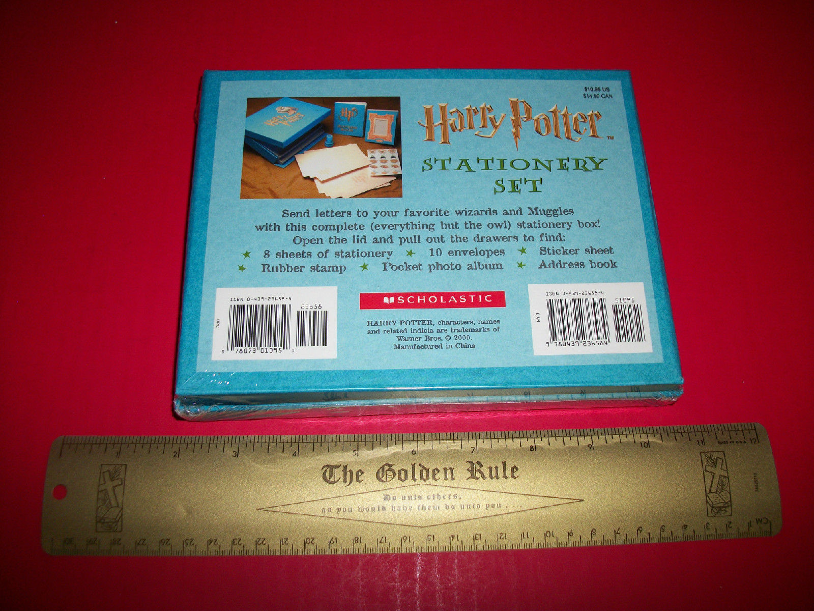 Harry Potter Craft Kit Paper Scholastic Stationery Set Box Address Book ...