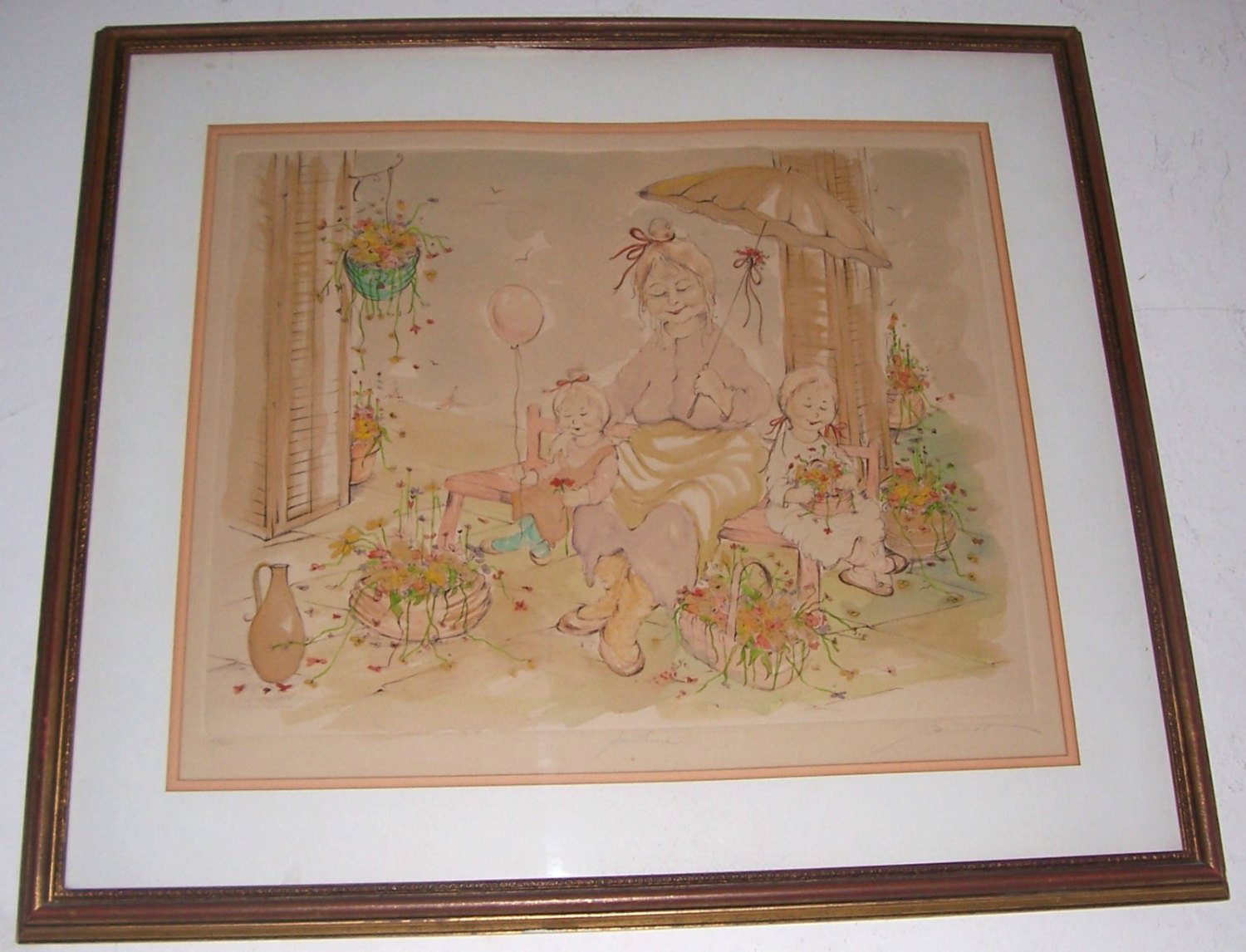 Original Hand Signed & Numbered 15/300 "Sunshine" Barrett Lithograph ...