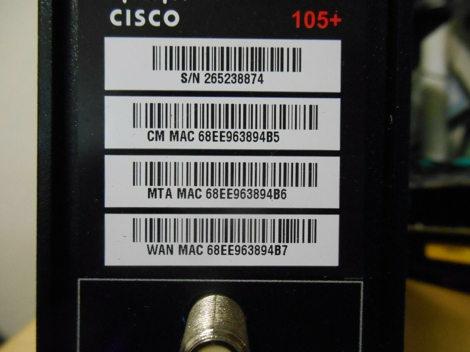 Cisco Xfinity DPC3939 Dual Band WIF 802.11AC Xfinity-XB3 Docsis 3.0 ...