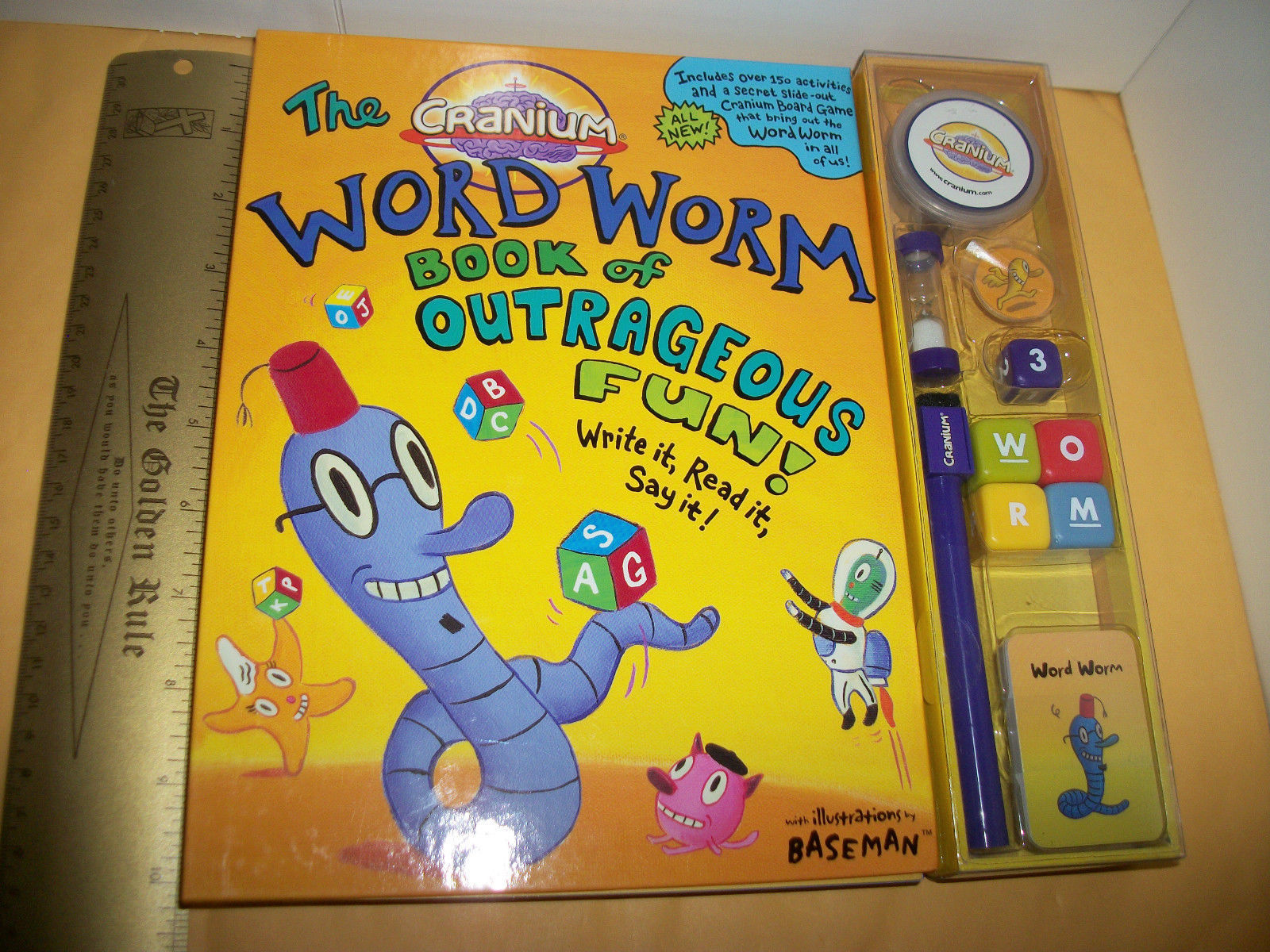 Education Gift Cranium Game Set Word Worm Book of Outrageous Toy ...