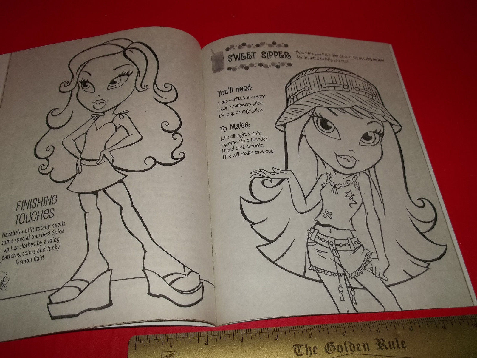 Bratz Doll Toy Craft Book Art Settin' Trends Cartoon Character Coloring ...