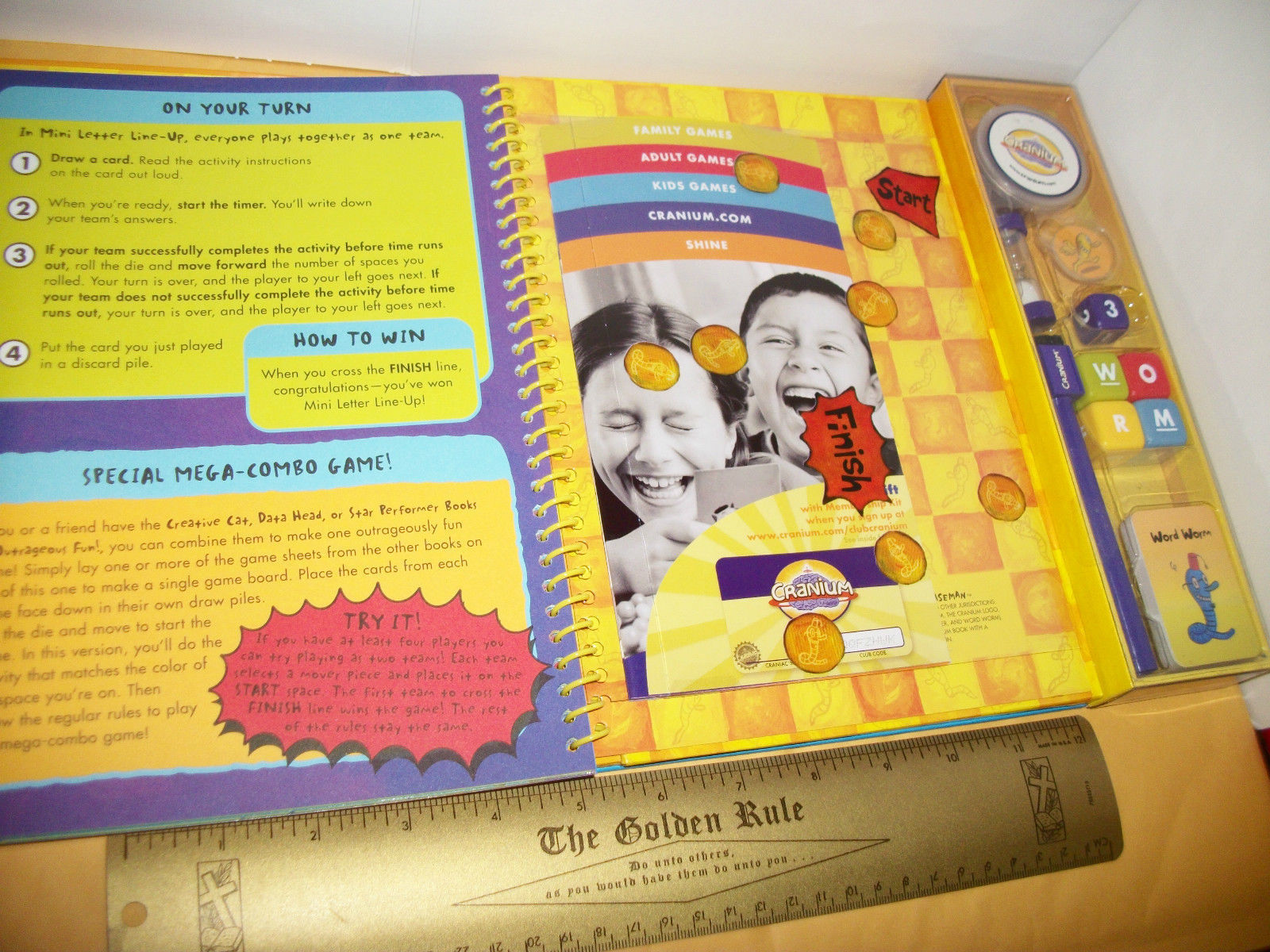 Education Gift Cranium Game Set Word Worm Book of Outrageous Toy ...