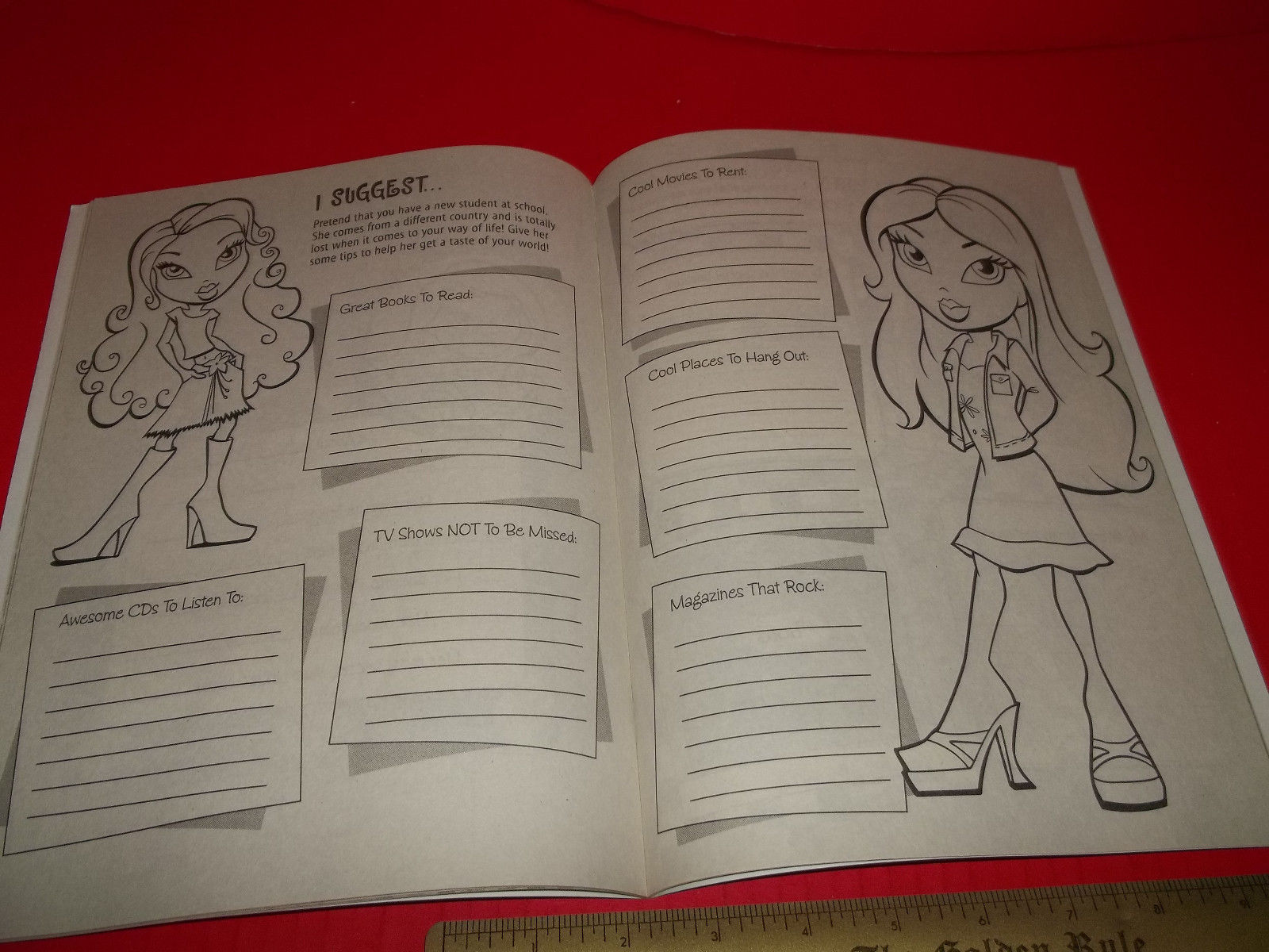 Bratz Doll Toy Craft Book Art Settin' Trends Cartoon Character Coloring ...