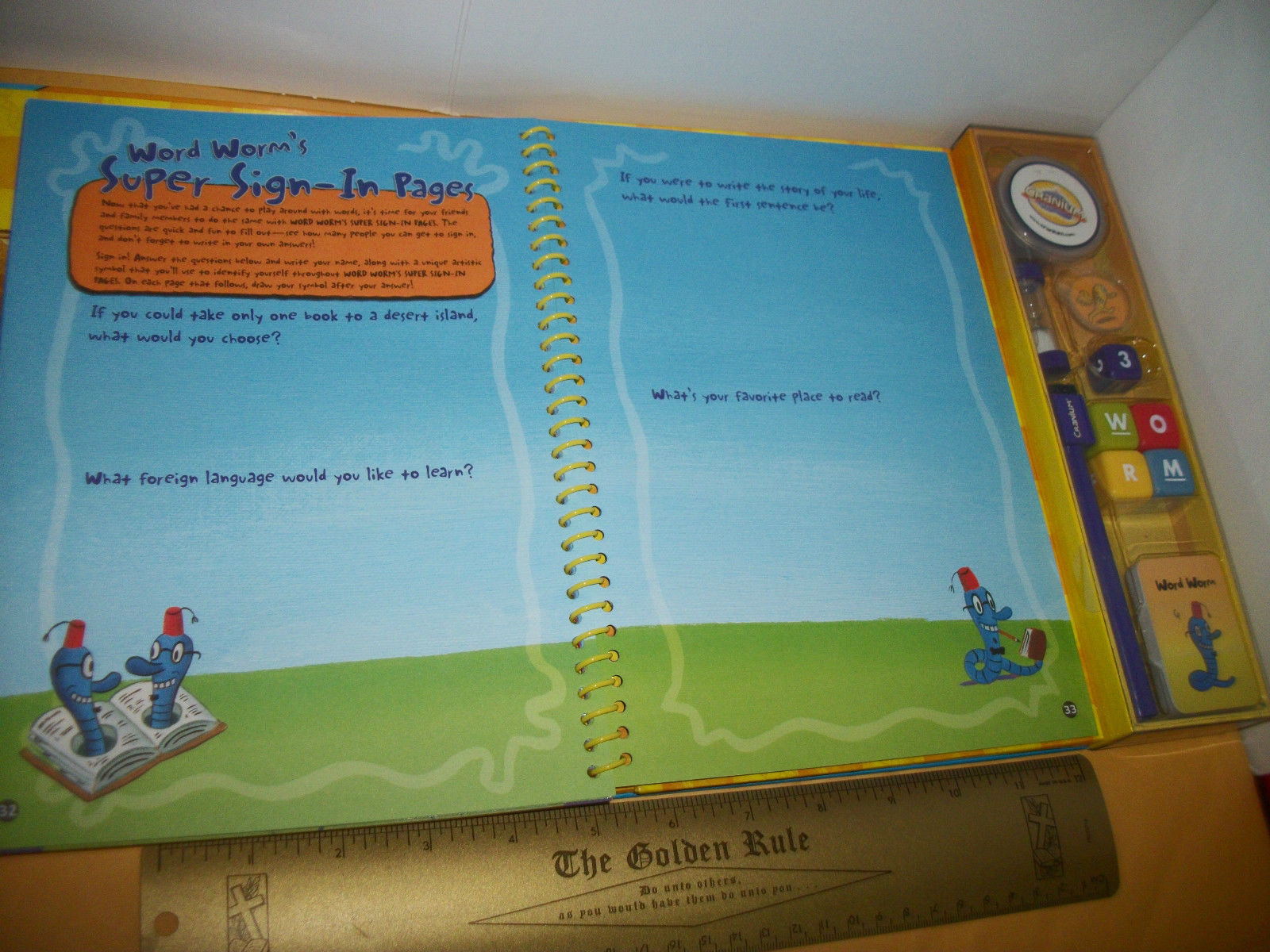 Education Gift Cranium Game Set Word Worm Book of Outrageous Toy ...