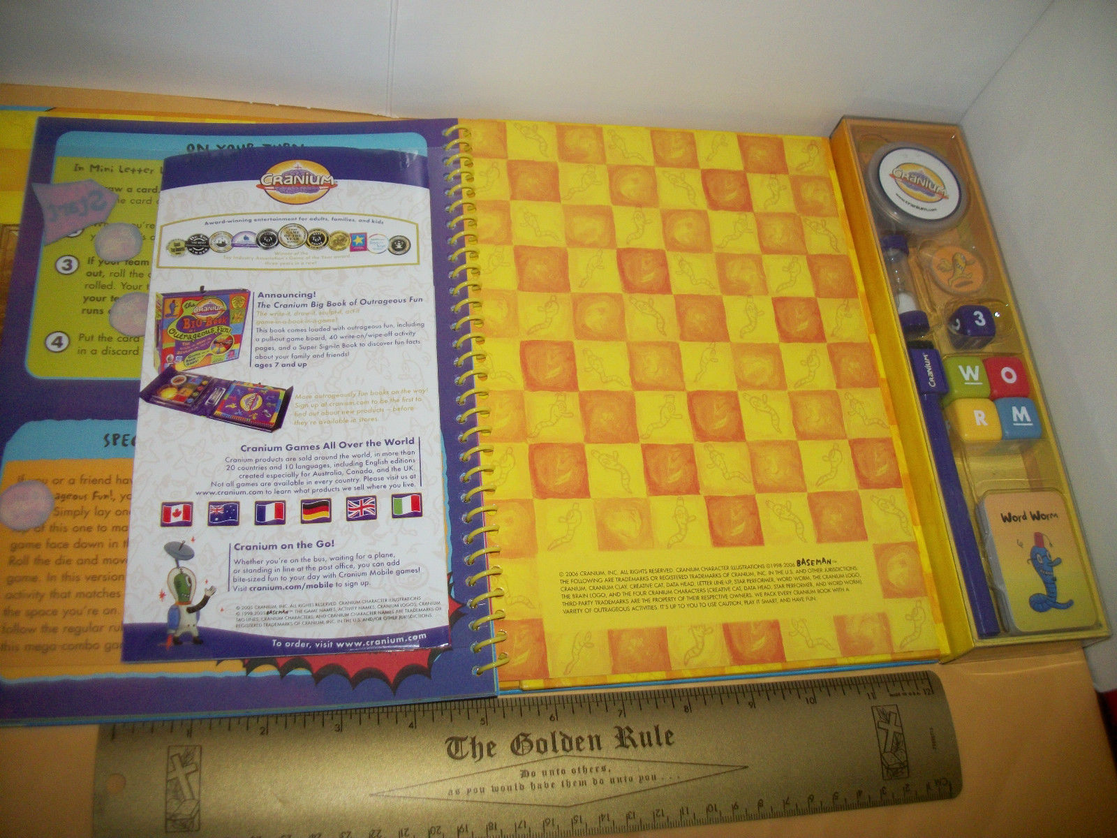 Education Gift Cranium Game Set Word Worm Book of Outrageous Toy ...