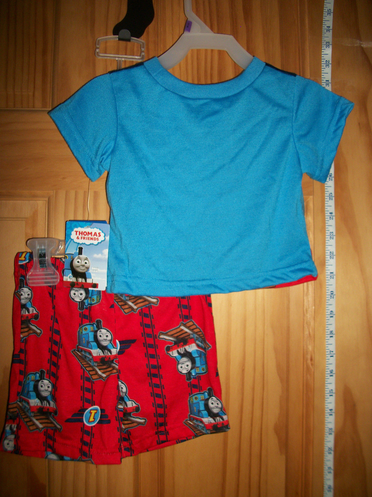Thomas Train Baby Clothes 12M Infant Train Sleepwear PJ Red Pajama ...