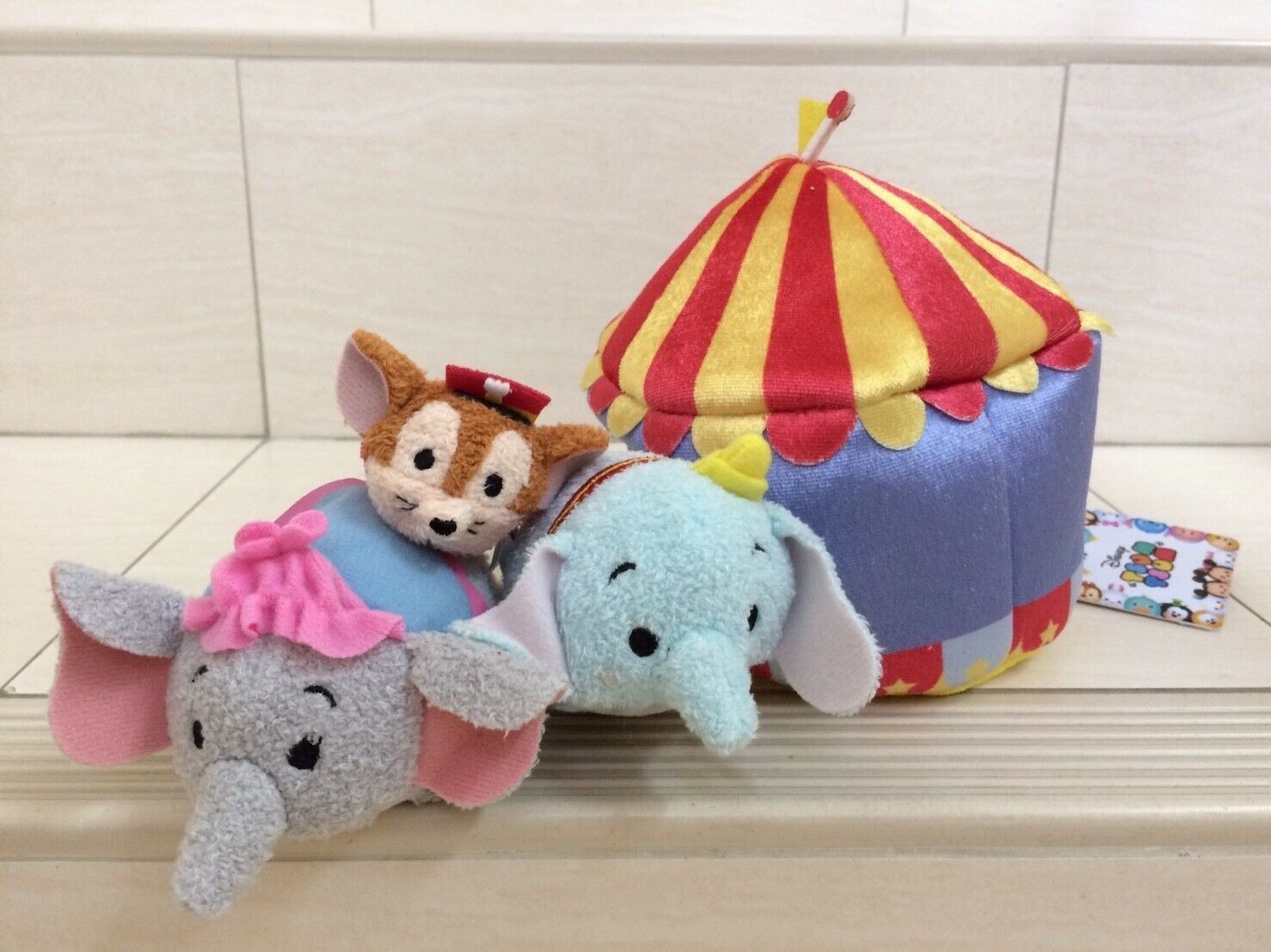 Disney TSUM TSUM Dumbo Plush Doll, Friend In Circus Show. Very Pretty ...