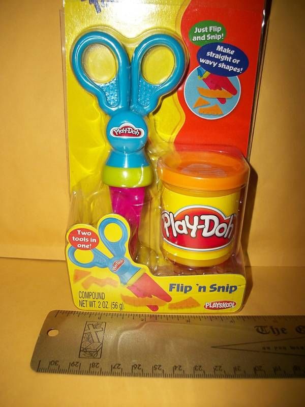 Playskool Sculpt Craft Kit PlayDoh Flip-N-Snip Scissor Modeling Clay ...